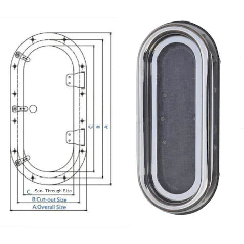 Stainless Steel Portholes for Boats - Boat Porthole Window Replacement ...